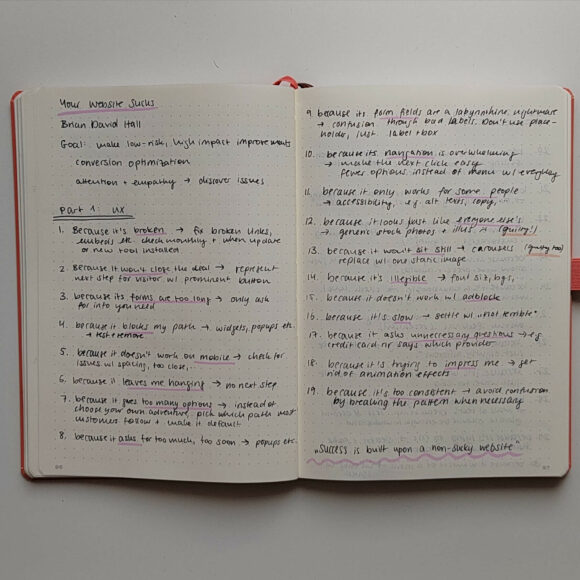 Book Notes: Your Website Sucks - kommunikato